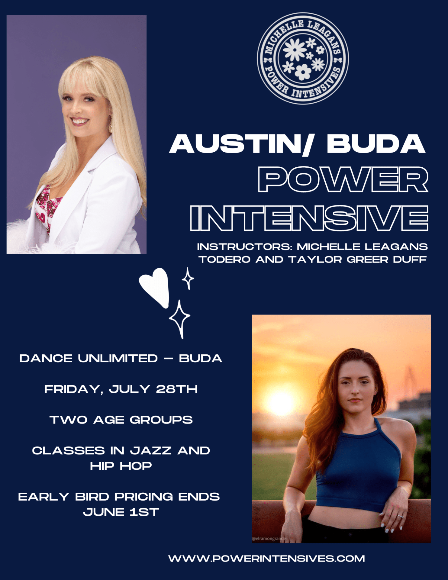 Intensives & Classes - Michelle Leagans Power Intensives